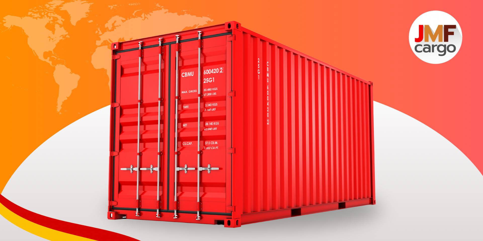 ขนาดตู้คอนเทนเนอร์ที่นิยมใช้ในปัจจุบัน | JMF Cargo